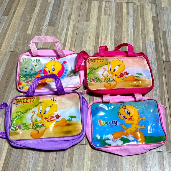 Bags | Vintage Tweety Bird Kids Crossbody Purse Valentines Day Cupid ...